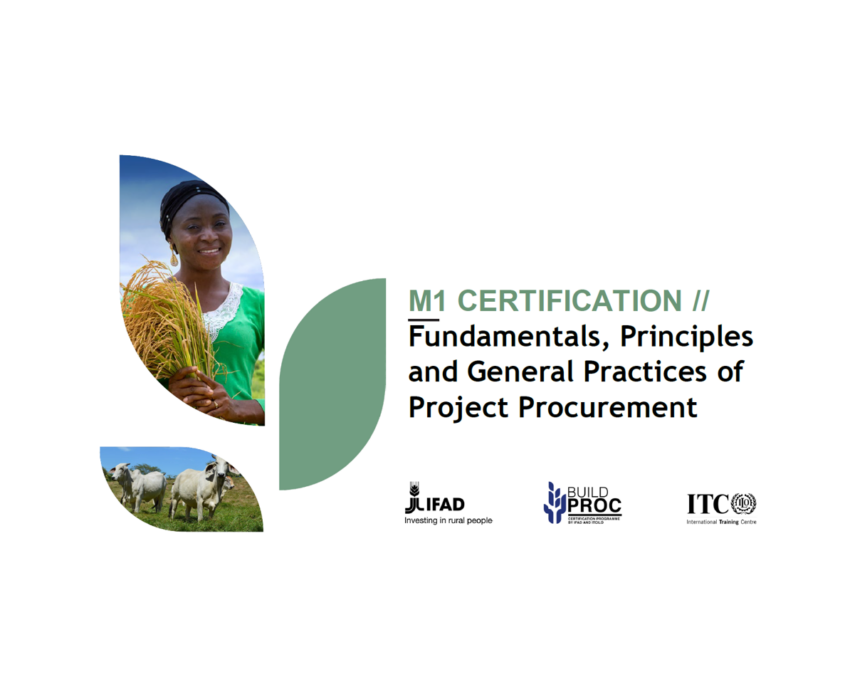 BuildProc – Certification programme by IFAD and ITCILO