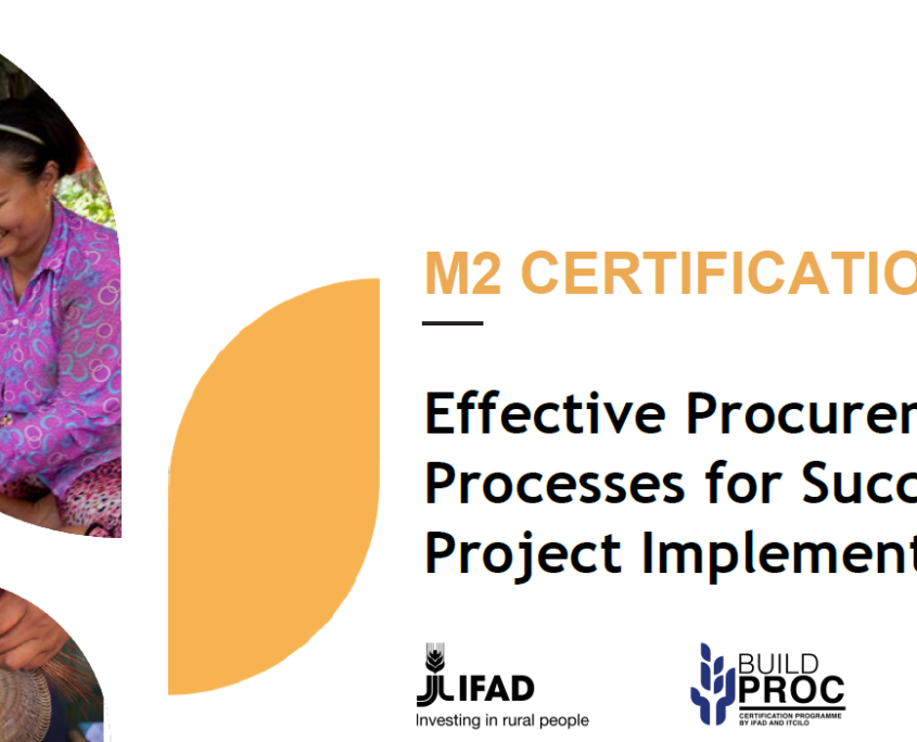 BuildProc – Certification programme by IFAD and ITCILO